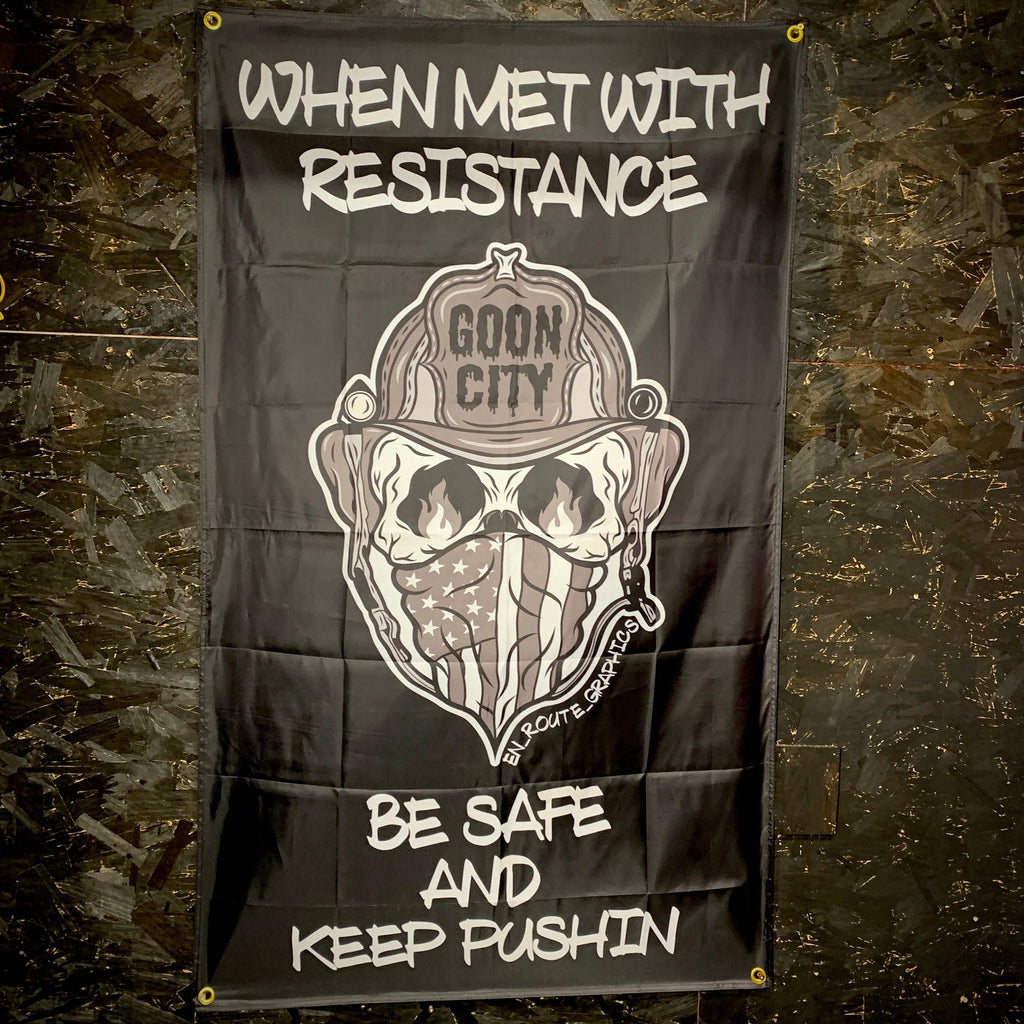 Flag 3x5 GOON CITY – En Route Goons LLC.